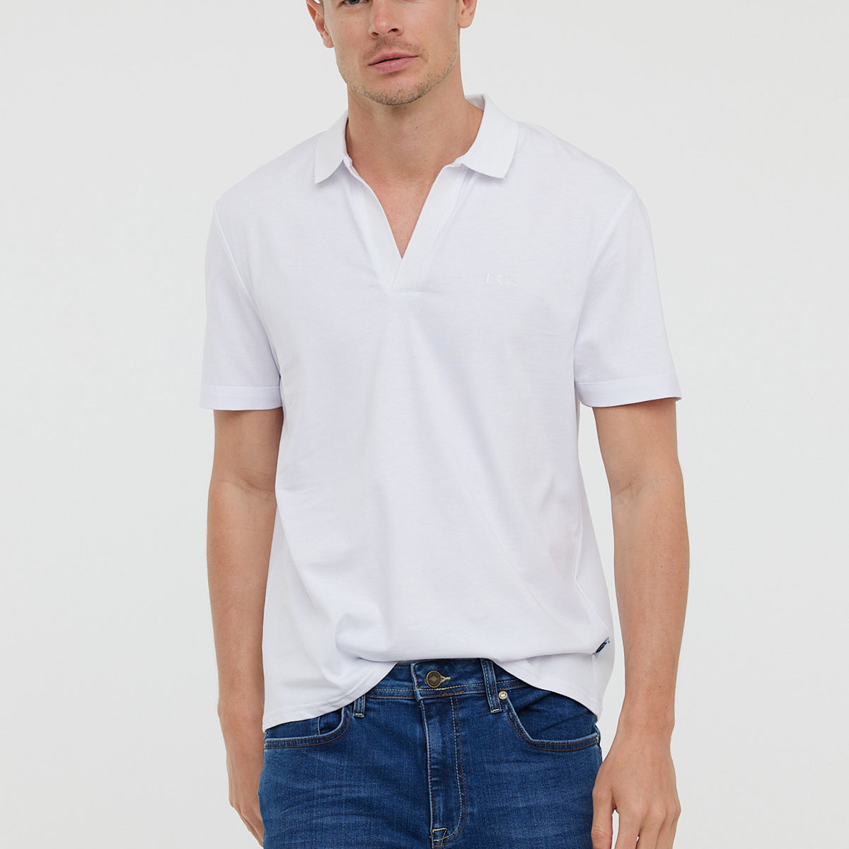 Polo BAYO MC Optic white – Lee Cooper