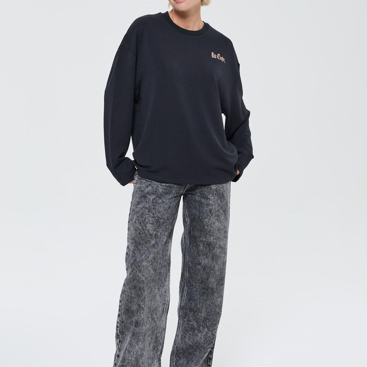 Sweatshirt Amir Black – Lee Cooper